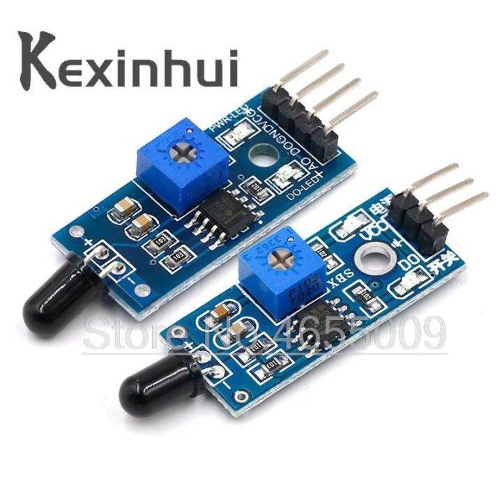 Lm393 3 Pin 4 Pin Ir Flame Detection Sensor Module Fire Detector