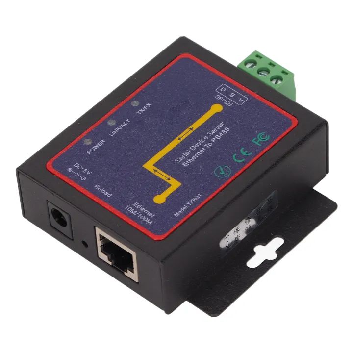 RS485 To RJ45 Converter, 10/100M Data Rate 300bps To 230400bps RS485 To ...