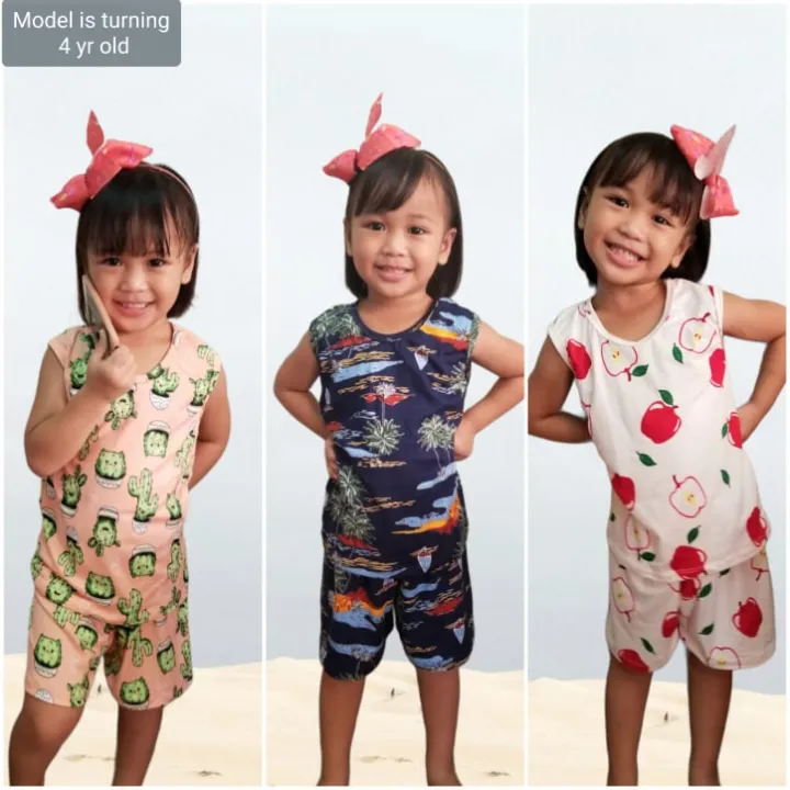 TERNO SANDO FOR KIDS GIRLS 4 TO 6 YR OLD TERNO PAMBAHAY KIDS WEAR ...