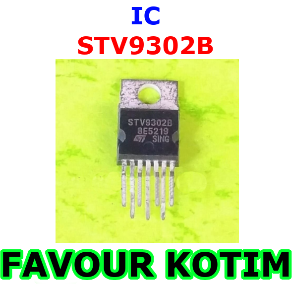 IC STV9302B STV 9302 B STV9302 B VERTICAL DEFLECTION BOOSTER FVKOTIM ...