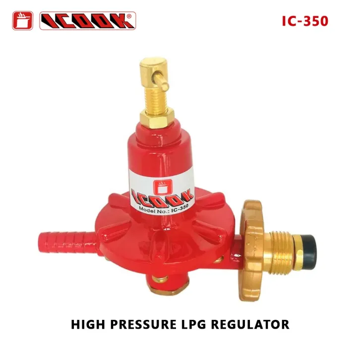 Ready Stock】 LPG Gas Regulator High Pressure iCook IC-350 | Lazada PH