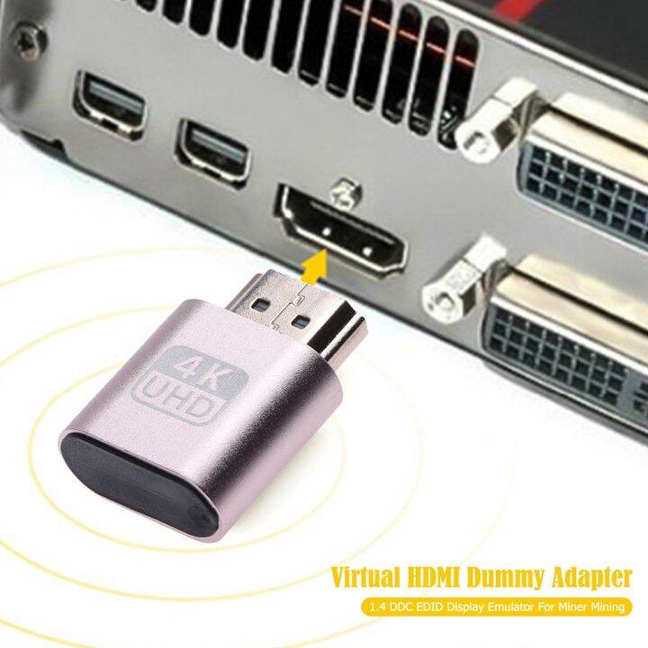 [LUNA electronic accessories] HDMI-compatible Dummy Plug DDC EDID ...