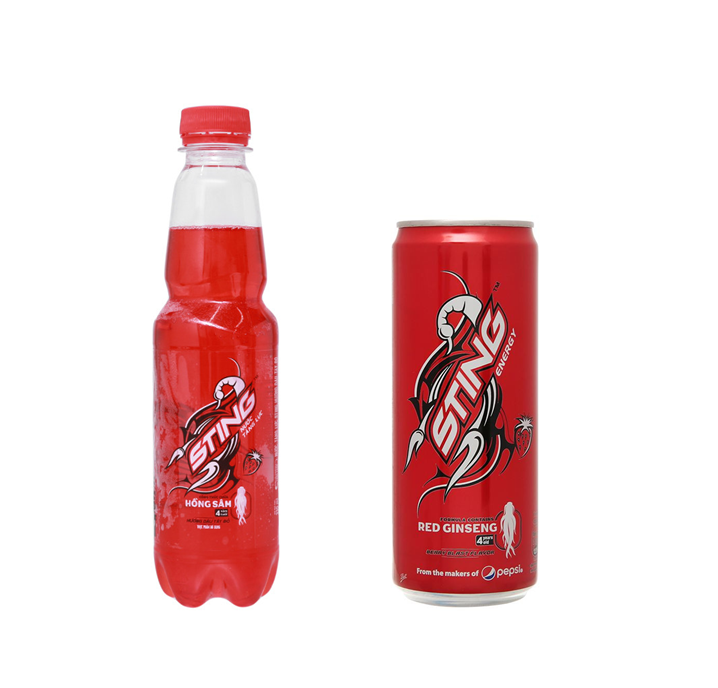 (Lon/Chai) nước tăng lực Sting hương dâu 320ml | Lazada.vn