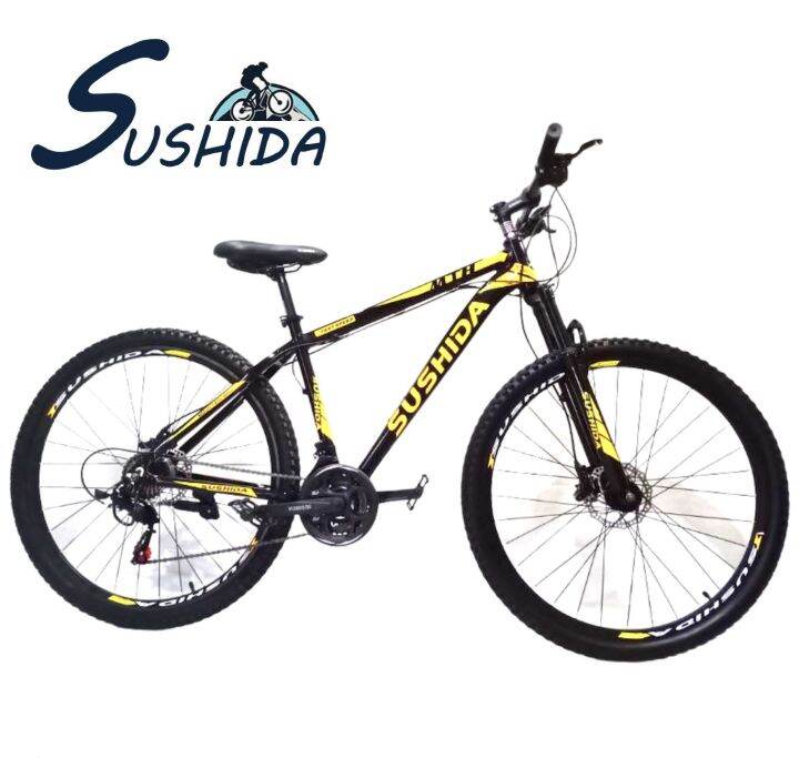 Sushida Mountain Bike MTB 29 alloy aluminium frame Hydraulic brakes ...