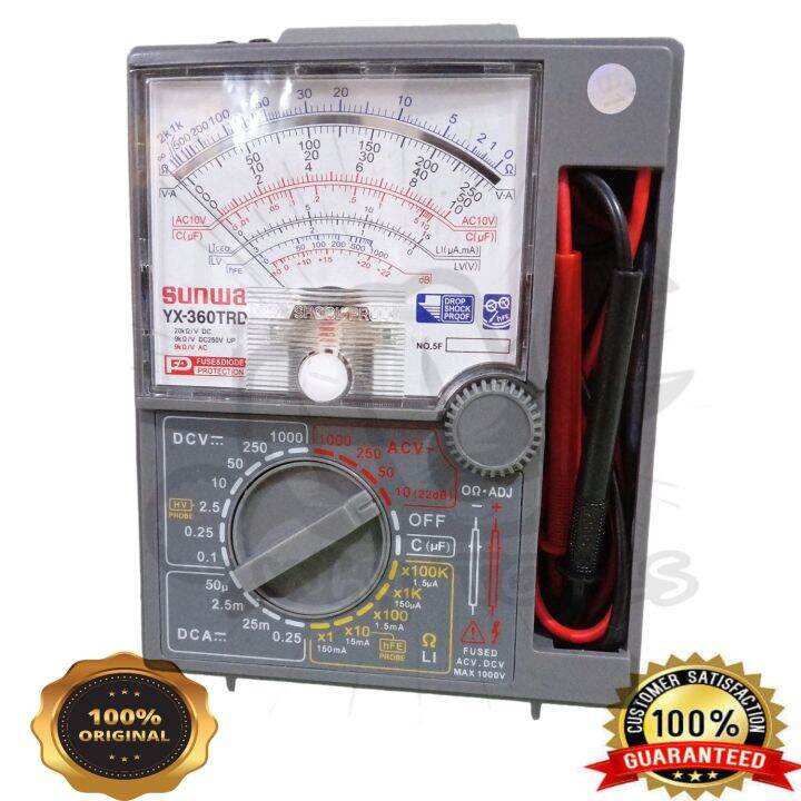 Sunwa Analog Multitester YX-360TRD | Lazada PH