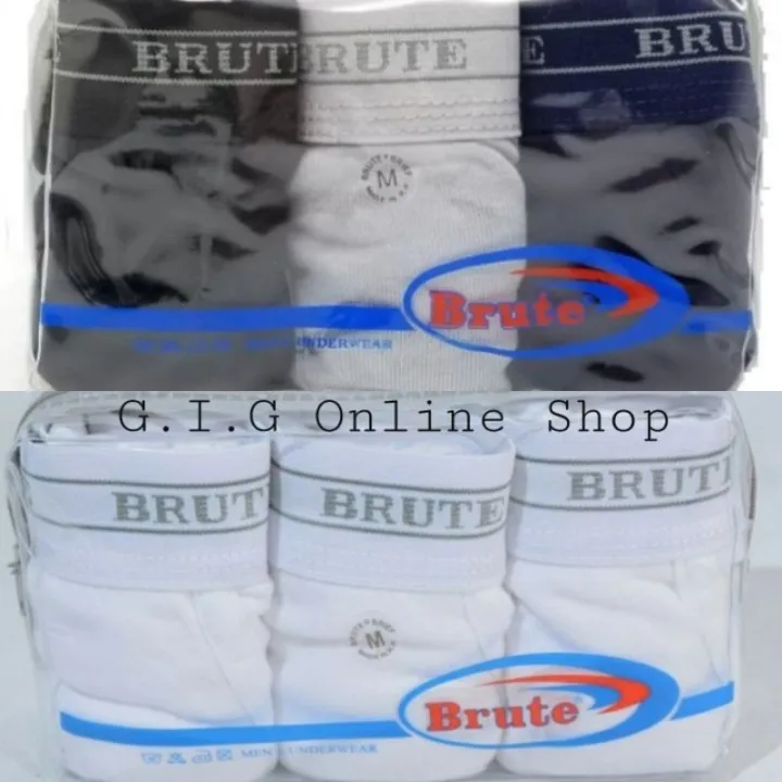 3 pcs Original BRUTE Brief for Men | Lazada PH