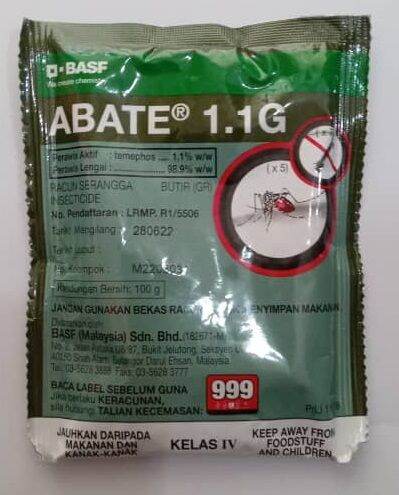 BASF Abate 1.1G Aedes Mosquito 100% Original Chemical Larvae Killer 100 ...