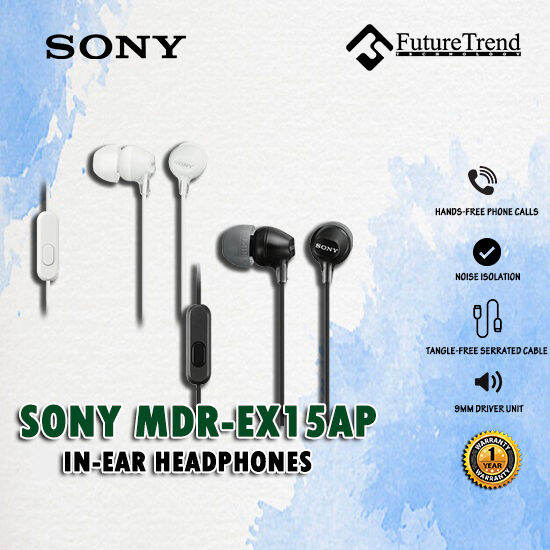 Sony MDR-EX15AP In-Ear Headphone | Lazada