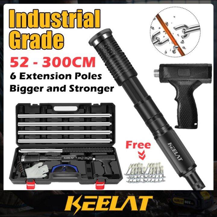 KEELAT Heavy Duty Chipping Nail Gun Rivet Tool Concrete Tufting Gun ...