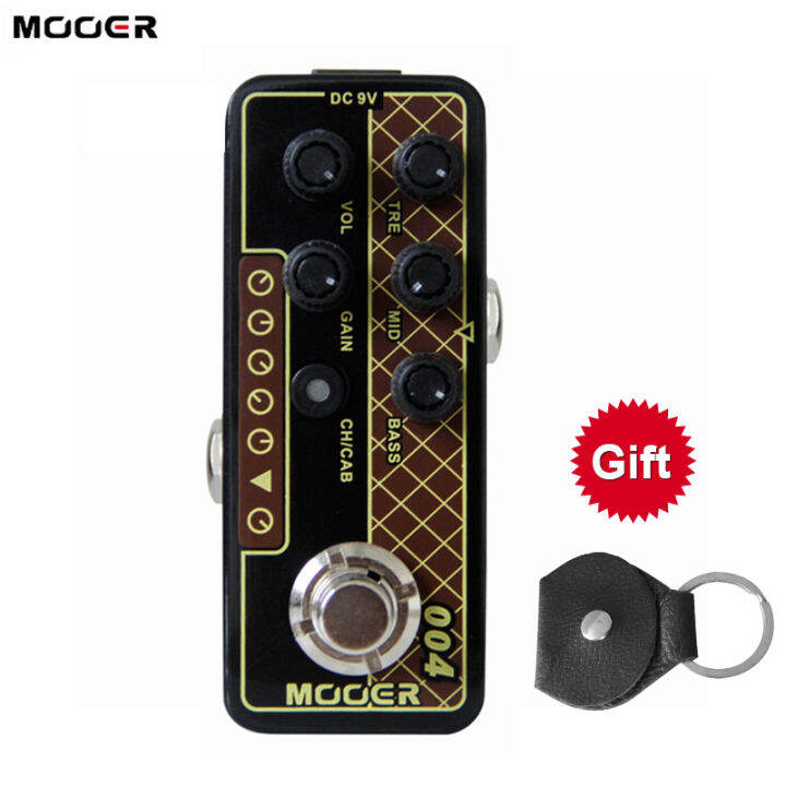 MOOER MICRO PREAMP Series004 Day Tripper 60's UK Twang Digital Preamp ...