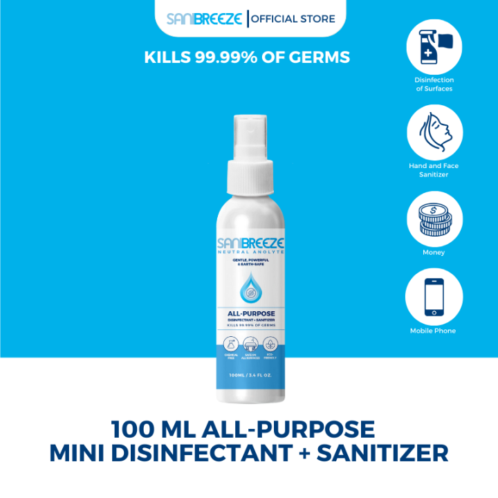 Sanibreeze 100mL Sanitizer and Disinfectant | Lazada PH