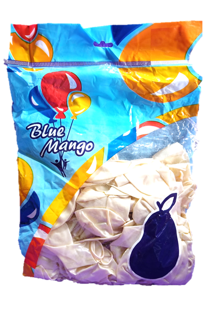 1 Pack (isi 100 pcs) 12 inchi Balon Latek Metalik /Balon Biasa/ Balon ...