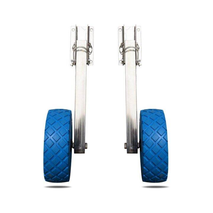 Inflatable Kayak Launching Wheels Rubber Kayak Stern Wheels Dolly ...