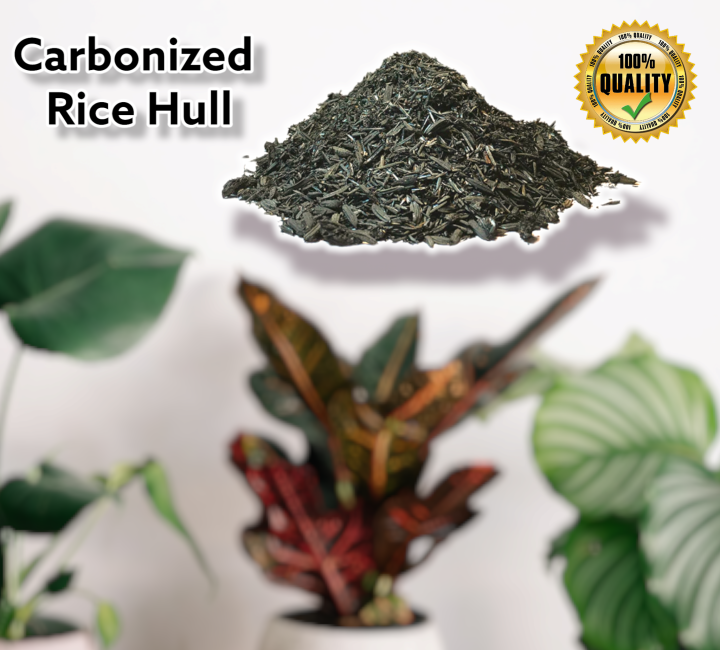 1 SACK ( 12 KILOS ) CARBONIZED Rice Hull or Rice Husk/ SUNOG NA IPA NG ...