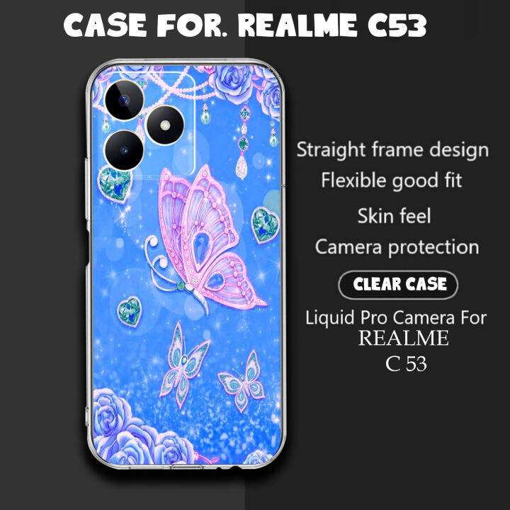 Case REALME C53 2023 TERBARU MOTIF BUTERFLY Casing Hp Murah Kesing Hp ...