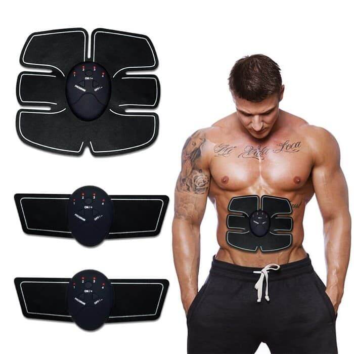 Alat Stimulator Terapi EMS Otot Six Pack ABS Abdominal Muscle Exercise ...