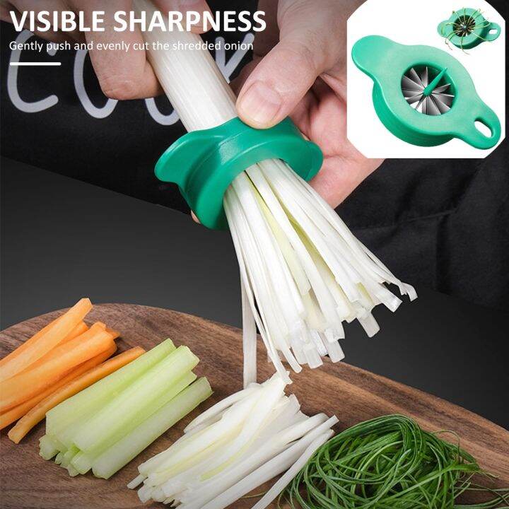 【ATG】 Shred SilkVegetable Scallions Cutter Speedy Food Chopper Grater ...