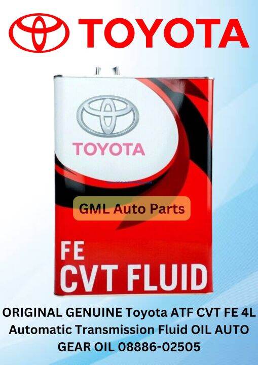 Toyota Genuine CVT FE Transmission Fluid 4 Liters | Lazada PH