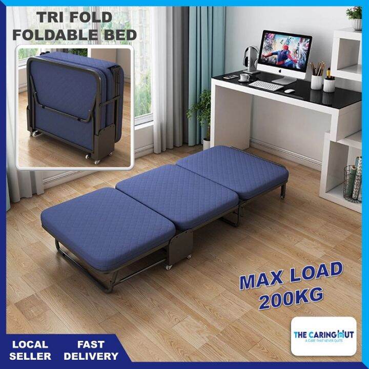 🏅Premium Tri Fold Bed Foldable Bed | Lazada Singapore