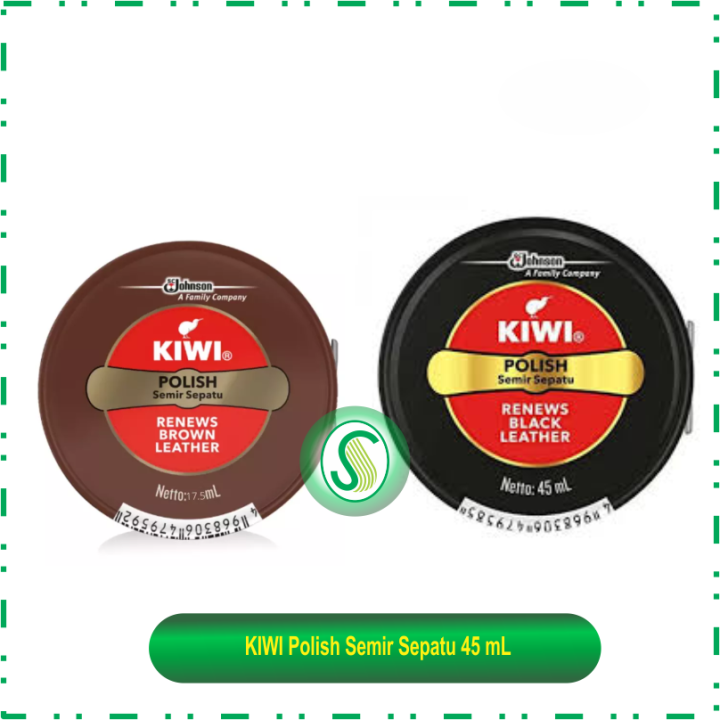 Semir Sepatu Kiwi Paste Shoe Care Polish Black / Coklat 45ml | Lazada Indonesia