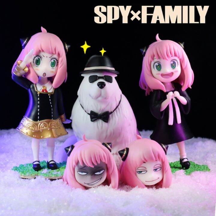 Anya Spy X Family Anime Figure Toys Anya Forger Figure PVC Loid Forger ...