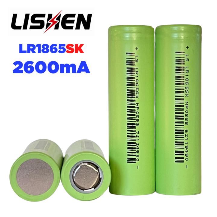 แบต Li-ion 18650 2600mA Lishen LR1865SS สำหรับกล้อง พัดลม ของเล่น โคมไฟ ...