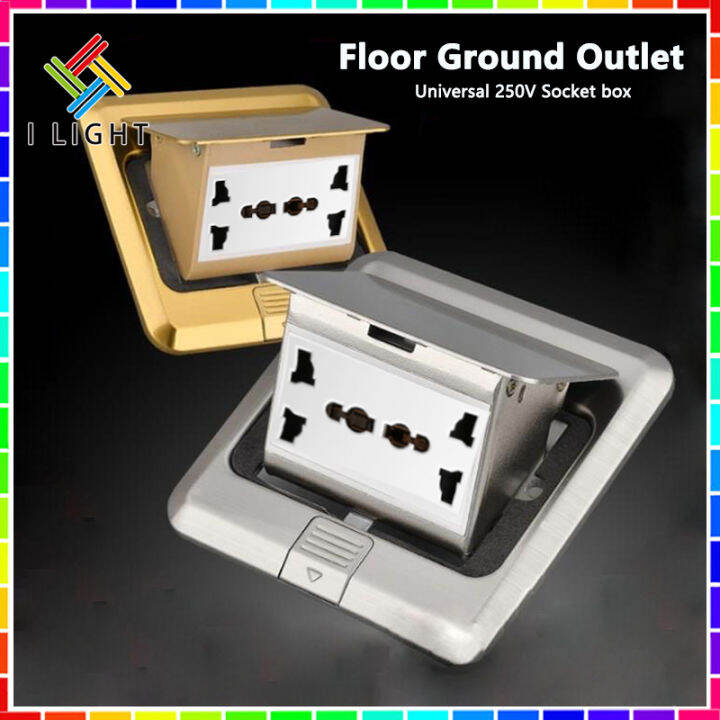 （Fast Delivery）Universal 250V Floor Ground Outlet Power Sockets 6 Prong ...