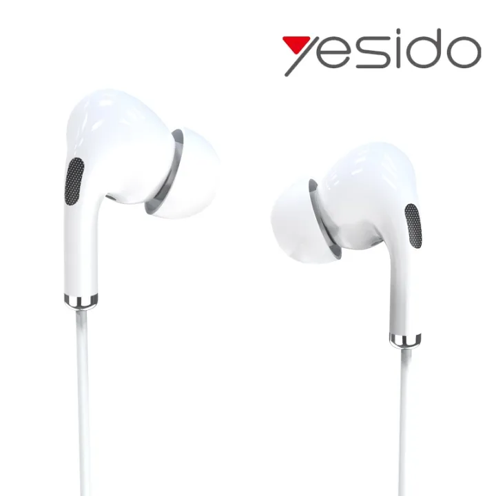 Yesido YH-34 Lightning Earphone หูฟัง ปรับระดับเสียง หูฟังสายฟ้า ชุดหูฟังแบบมีสาย☼ | Lazada.co.th