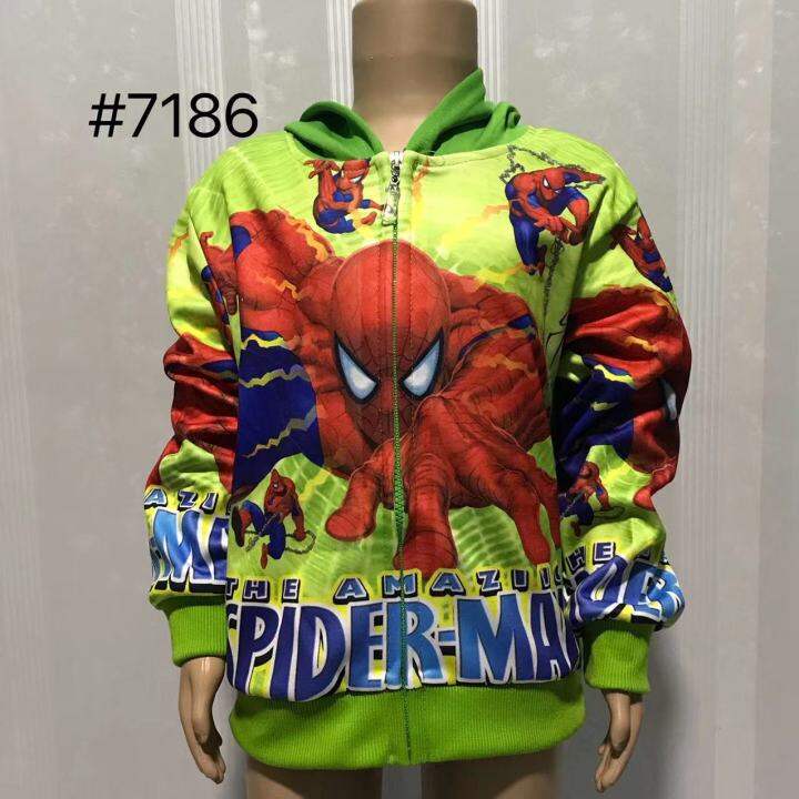 Boys Cute Cartoon Character Jacket New Kids Hooded Jacket #7186 | Lazada PH