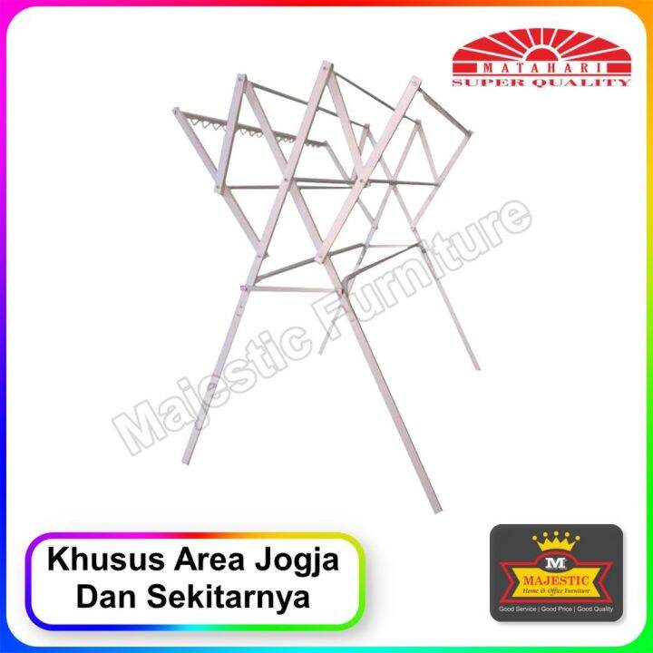 Jemuran Harmonika Variasi 1m Polos - Jogja | Lazada Indonesia