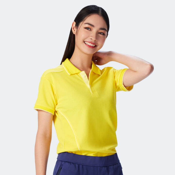 เสื้อโปโลผู้หญิง FLY HAWK รุ่น A371 ดีไซน์เรียบง่ายแต่มีเสน่ห์ ทรงพอดี ...