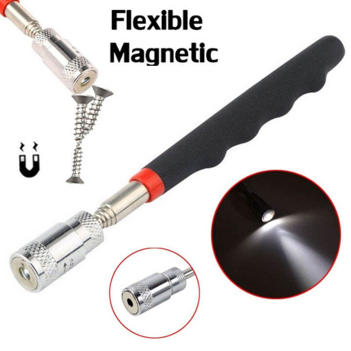 (( Magnetic Pick Up Tool )) ~~~~ Retractable Suction Rod With LED Light ...