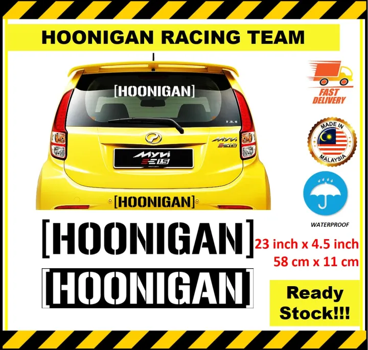 HOONIGAN RACING Car Sticker. Decal Sticker. car sticker. sticker kereta ...