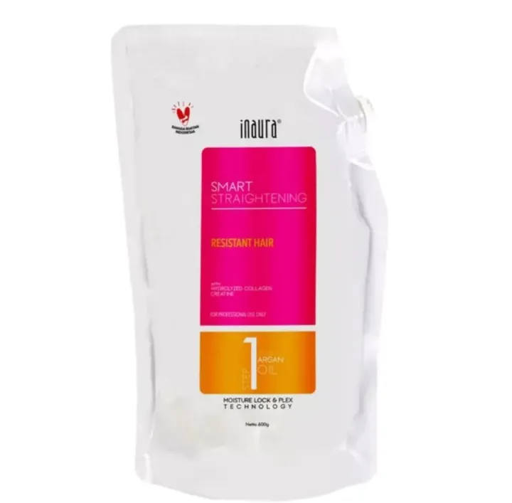 Inaura Smart Straightening 600ML - Untuk Rambut Kribo /Resistant- obat ...