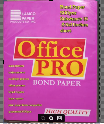 Bond Paper 500pcs Substance 16 Short (8.5 x 11 inches) OFFICE PRO ...