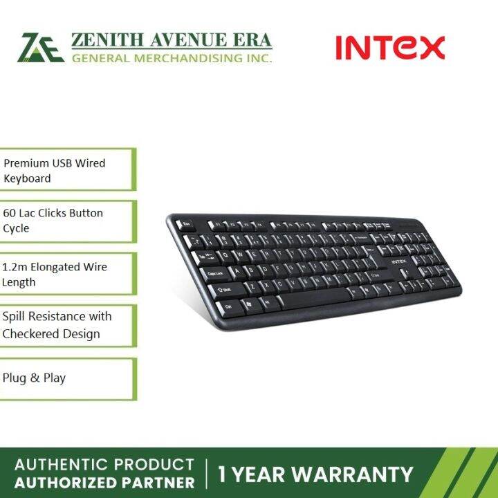 Intex IT-CORONA G USB Wired Keyboard | Lazada PH