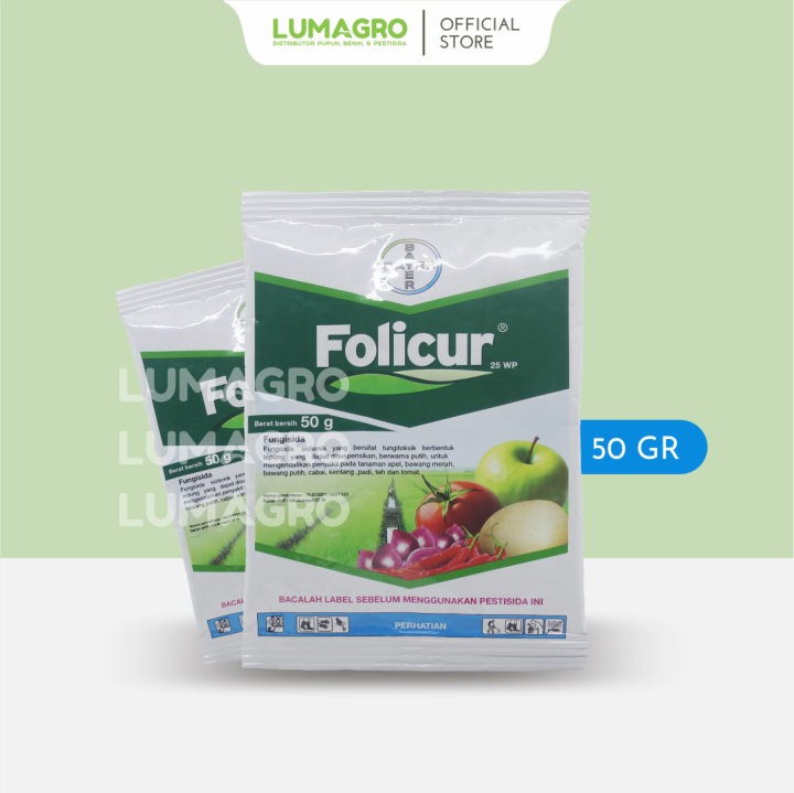 Fungisida Folicur 25WP 50gr 250gr Tebukonazol Pembasmi Jamur Antraknosa ...