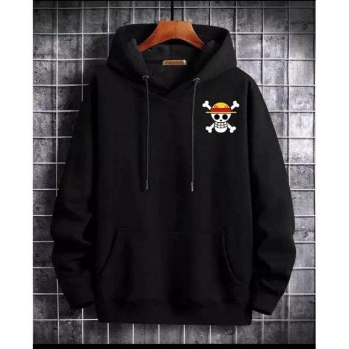 JAKET HOODIE LOGO ONE PIECE, HODDIE MONKEY D LUFFY, HOODIE TOPI JERAMI ...
