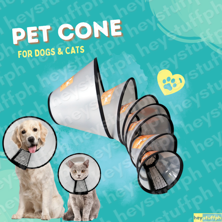 [heystuffph] Pet Dog and Cat Elizabeth Cone Safety E-Collar Circle Head ...
