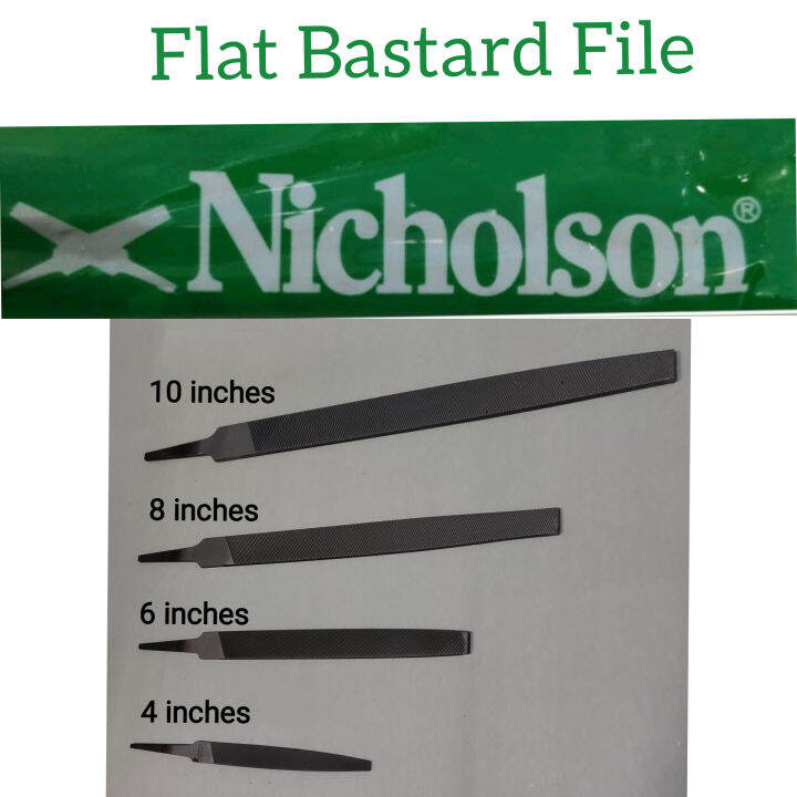 Flat File Nicholson Available in 10" 8" 6" and 4" | Lazada PH