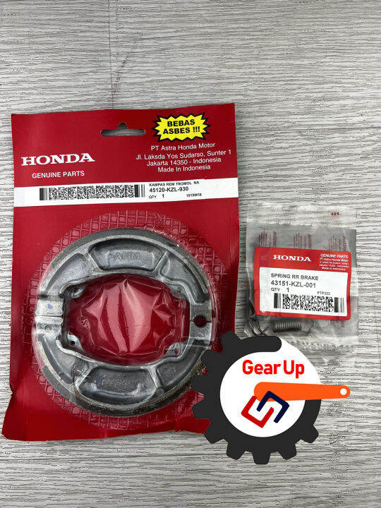 Honda Brake Shoe For Pcx 150 Beat Fi v1 v2 v3 Air blade 150 Click 125 ...