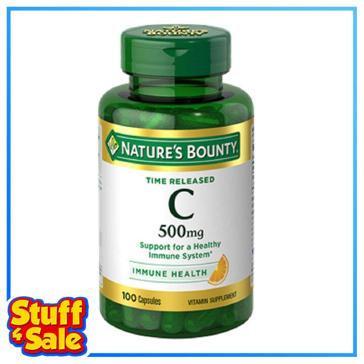 Nature's Bounty Vitamin C Timed Release 500mg 100 capsules | Lazada PH