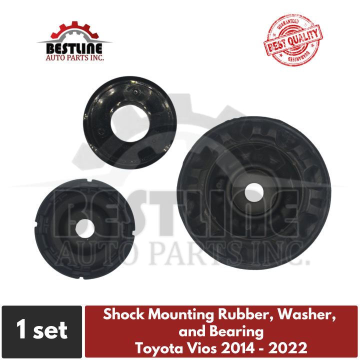 Shock Mounting Rubber, Washer and Bearing for Toyota Vios Third Fourth ...