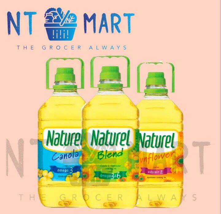 NATUREL Cooking Oil - 3kg ( Assorted ) | Lazada