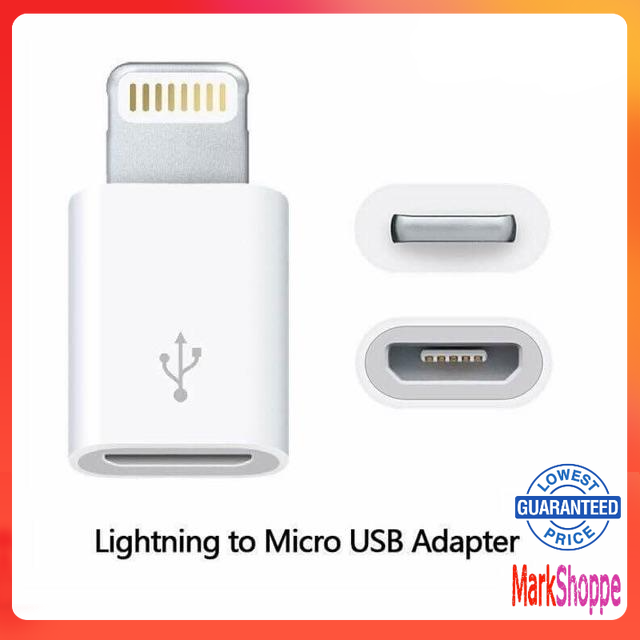 【MARK】 OTG Adapter Android / v8 to iPhone / iOS | Lazada PH