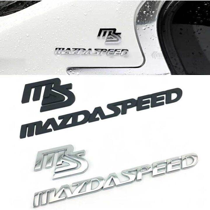 Car Sticker MS MazdaSpeed Emblem Decal Sticker Logo for Mazda 2 3 5 6 ...