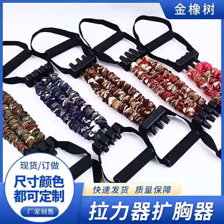LaTeX Chest Expander Three-Hole Tension Adjustment Chest Expansion ...
