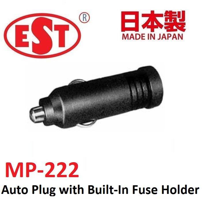 EST MP-222 Auto Plug with Built-In Fuse Holder | Lazada