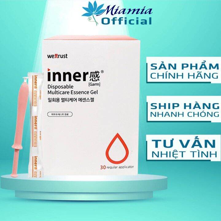 Gel Inner Vệ Sinh Phụ Nữ [HỘP 30 ỐNG LẺ] Màu Cam Đa Năng Inner ...