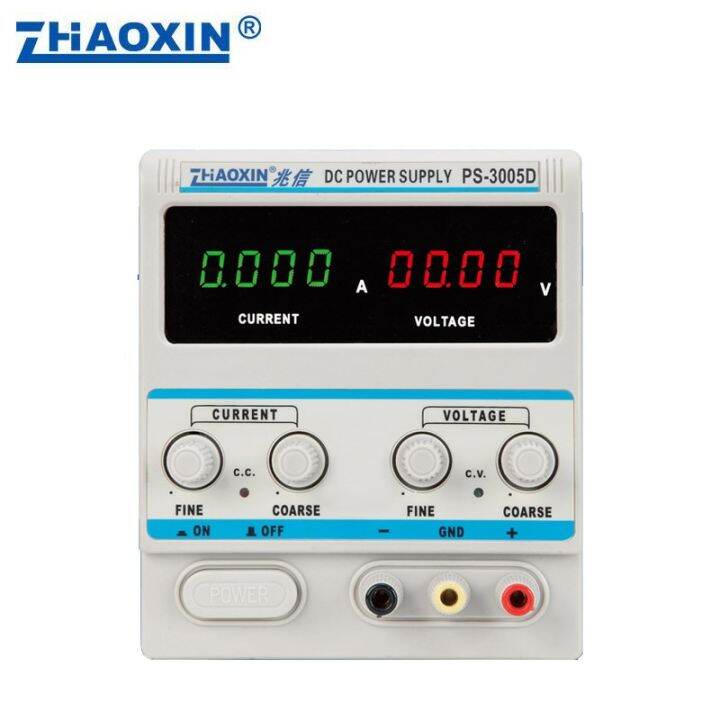 PS-3005D 0-30V, 0-5A ปรับแหล่งจ่ายไฟ DC สี่หลักแสดง0.01V 0.001A DC แหล่งจ่ายไฟเชิงเส้น | Lazada ...